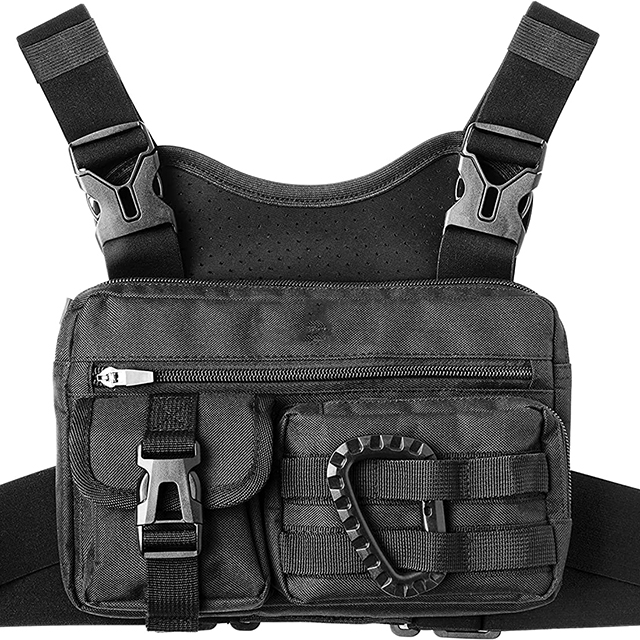 Tactical Inspired Sports Utility Chest Pack Chest Bag For Men With ...